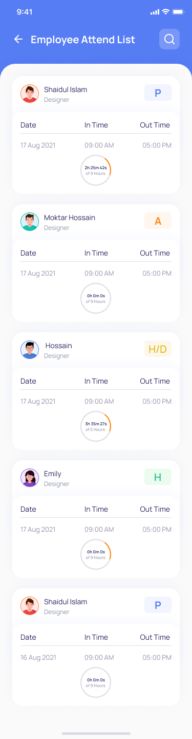 Maan HRM Flutter App UI Kit (Android & iOS) by Acnoo | CodeCanyon